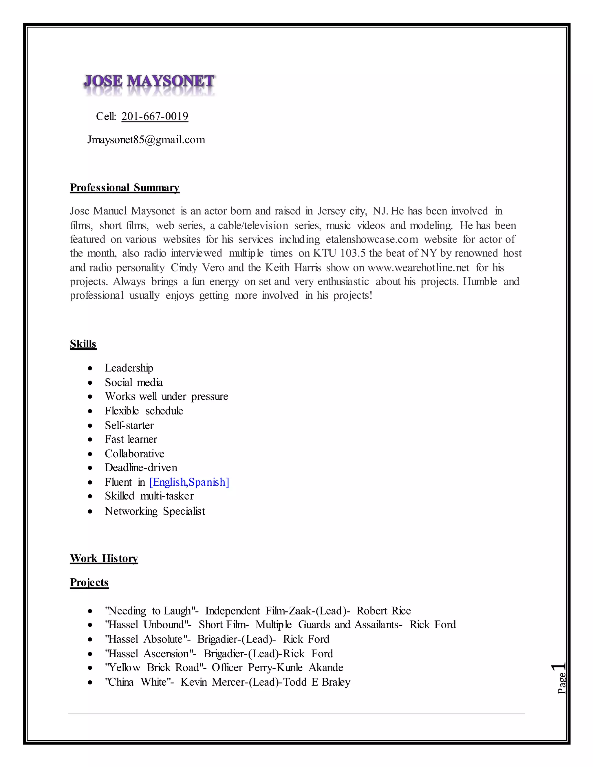 Jose M Maysonet | PDF