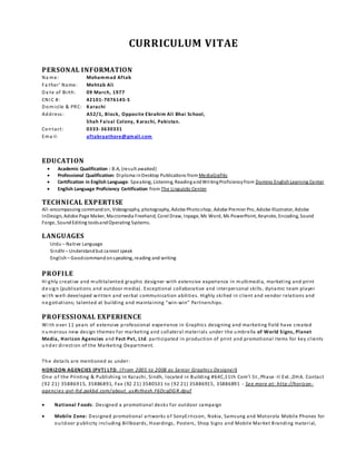 Curriculum vitae M_AFTAB | PDF