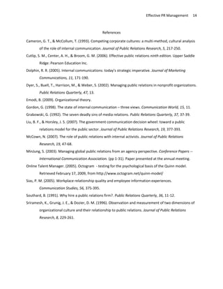 Effective PR Management | PDF