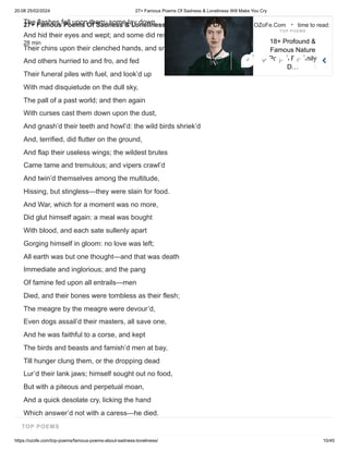 27+ Famous Poems Of Sadness & Loneliness Will Make You Cry.pdf