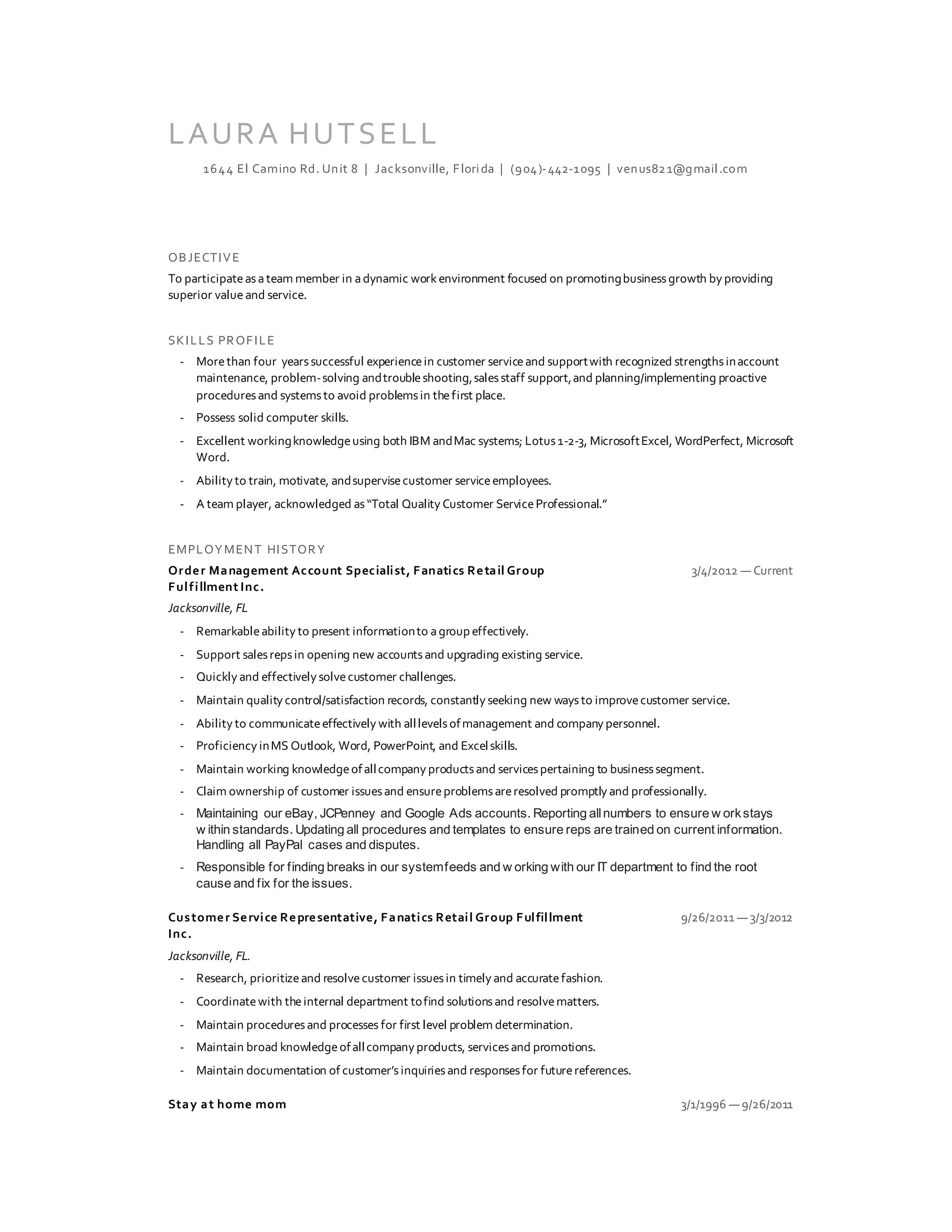 Resume March 2016 | DOCX