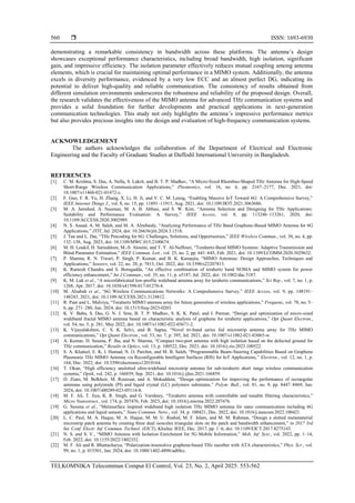 Optimized tri-band MIMO antenna design for 6G terahertz applications ...