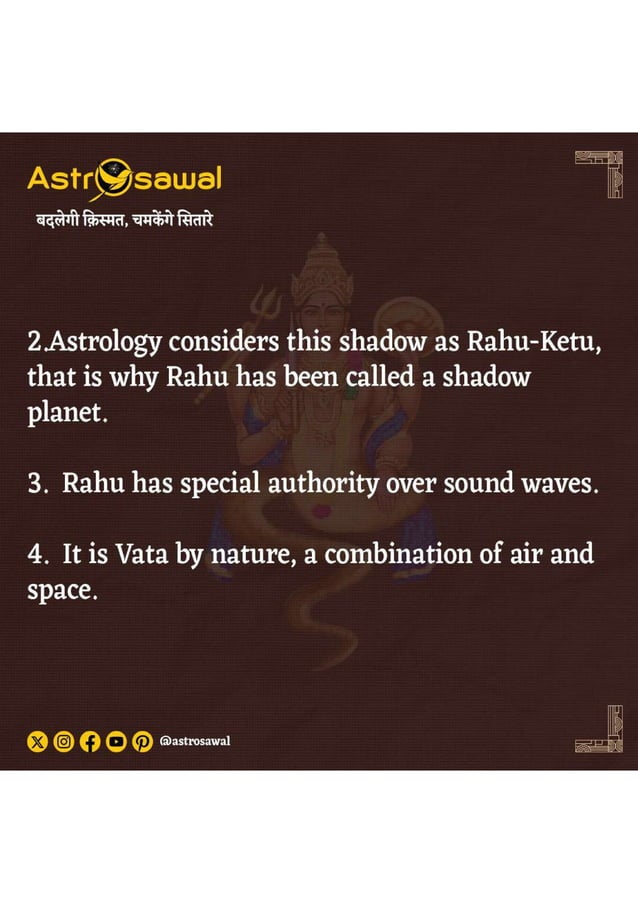Did you know the theses secrets about Rahu | PDF