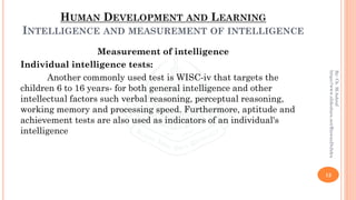 Intelligence and measurement of intelligence | PDF