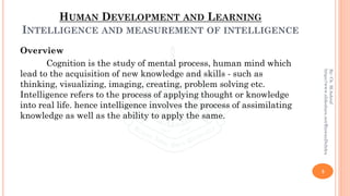Intelligence and measurement of intelligence | PDF