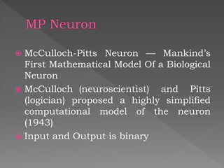 Mc Culloch Pitts Neuron | PPTX