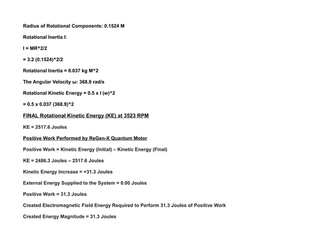 #27 MIT TESTING PROTOCOL - INFINITE EFFICIENCY ReGenX GENERATOR ...