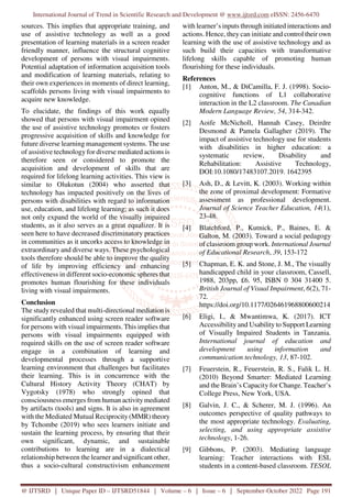 Multi Directional Mediation and the Use of Screen Readers by Persons ...