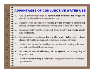 27 nov16 conjunctive_use_planning_in_a_canal_command_for_food_security ...