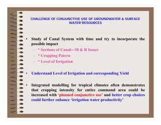 27 nov16 conjunctive_use_planning_in_a_canal_command_for_food_security | PDF