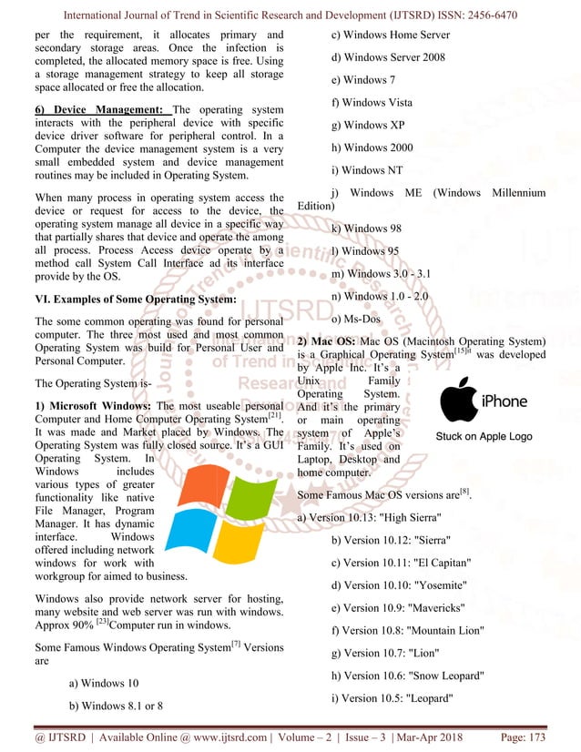 Operating System a Case Study | PDF
