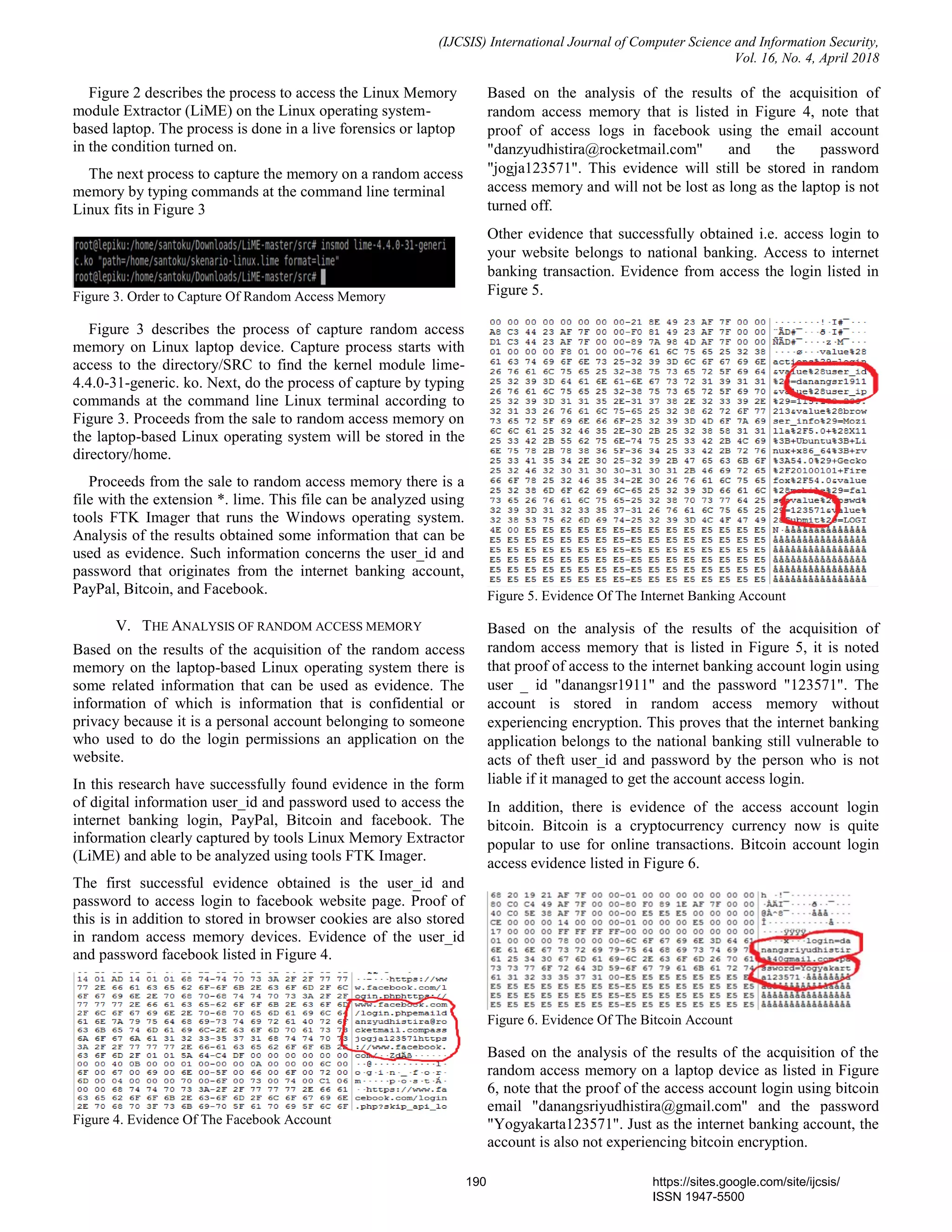 Live Forensics Analysis Method for Random Access Memory on Laptop Devices | PDF | Operating ...