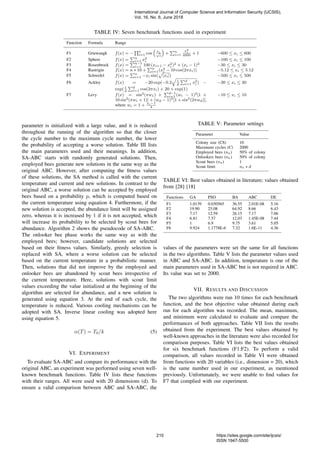 Hybrid Artificial Bee Colony Algorithm with Simulated Annealing for ...