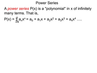 27 power series x | PPTX