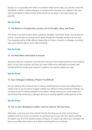 27 pre-written templates for your toughest work emails | PDF | Email ...