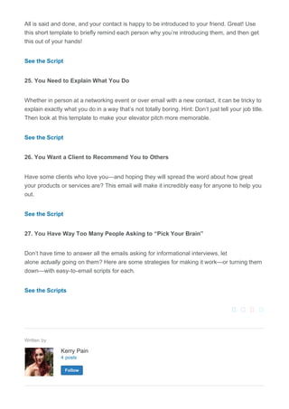 27 pre-written templates for your toughest work emails | PDF