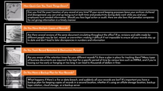 Poor Records Management: The Causes, Consequences, and How to Prevent ...