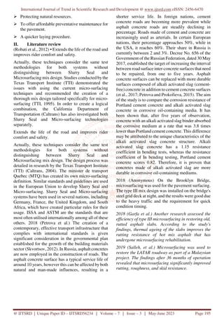 Proactive Maintenance for Pavement using Micro Surfacing | PDF