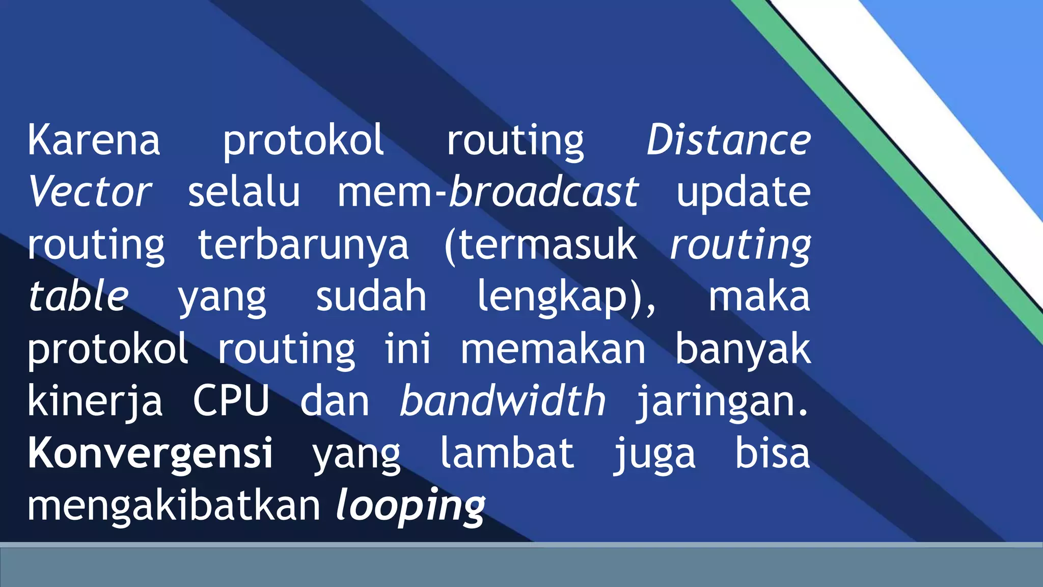 Protokol Routing Distance Vector | PPT