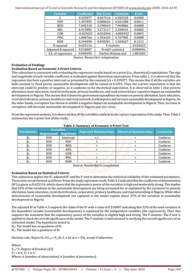 Rural Infrastructure and Sustainable Development in Nigeria | PDF
