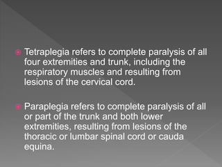 SPINAL CORD INJURY | PPTX