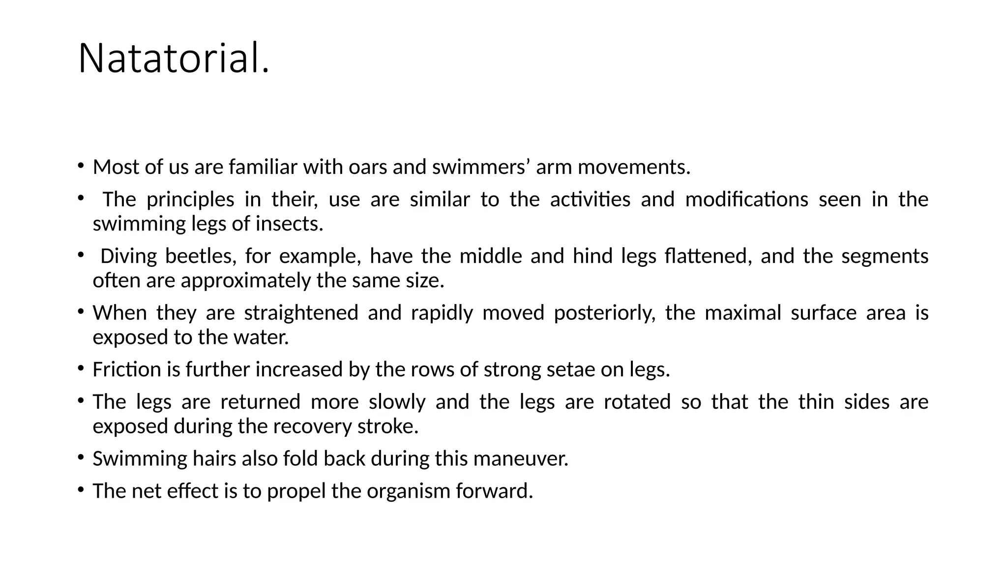 Different Types of Leg Structures in Insects | PPTX