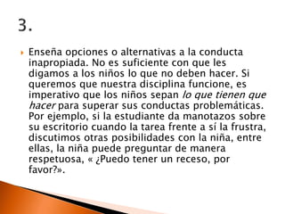 27 sugerencias para el manejo óptimo de los problemas de conducta en el ...