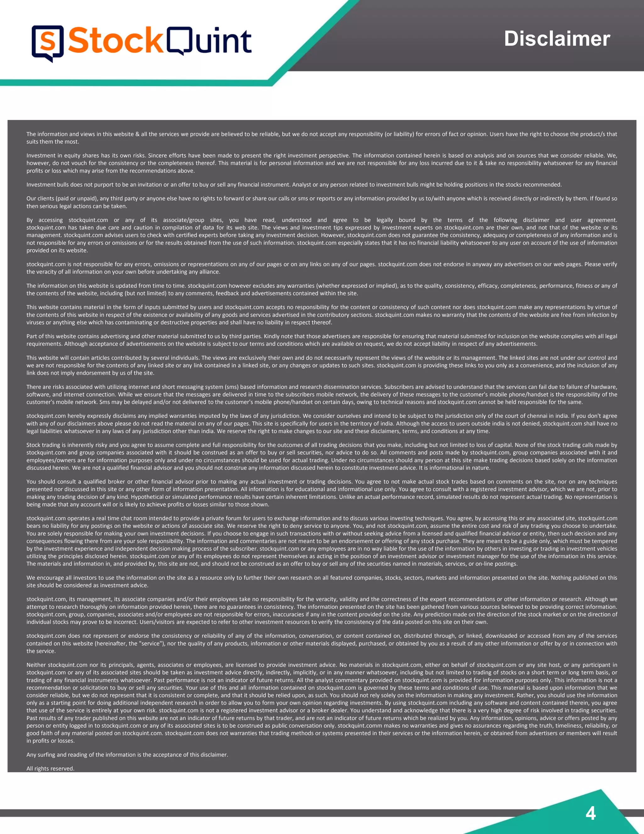 27 technical analysis report | PDF