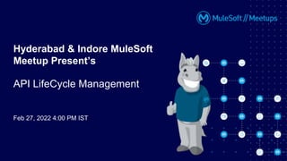 API LifeCycle Management | PPTX