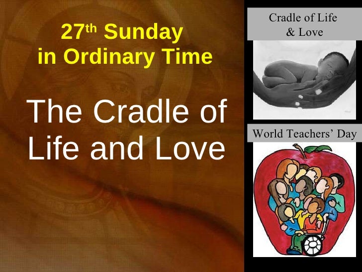 27th Sunday In Ordinary Time