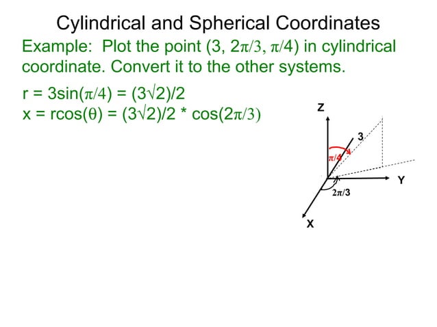 27 triple integrals in spherical and cylindrical coordinates | PPT