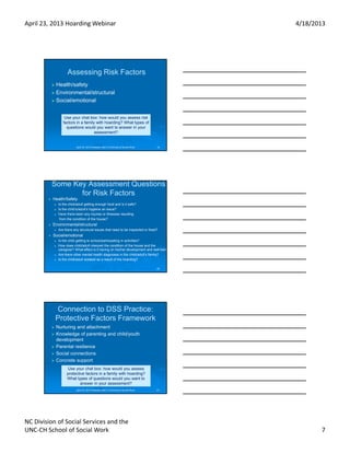 Hoarding by UNC - Chapel Hill School of Social Work | PDF