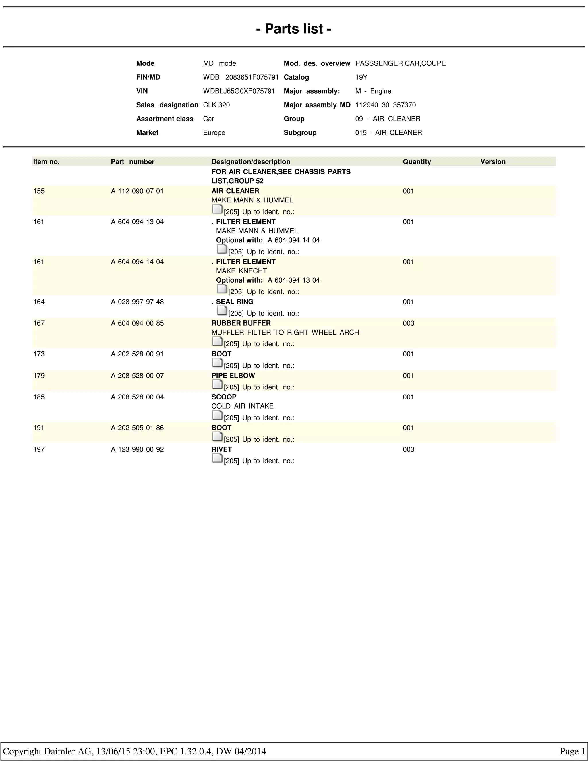 Mercedes benz m112 engine - epc | PDF | Luxury Cars | Auto Type