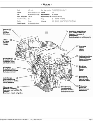 Mercedes benz m112 engine - epc | PDF