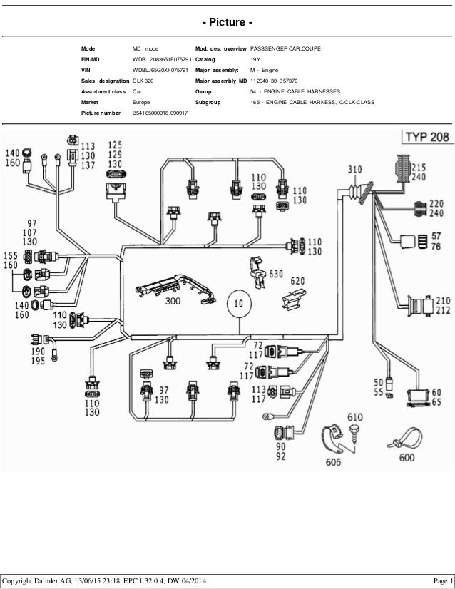 Mercedes benz m112 engine - epc