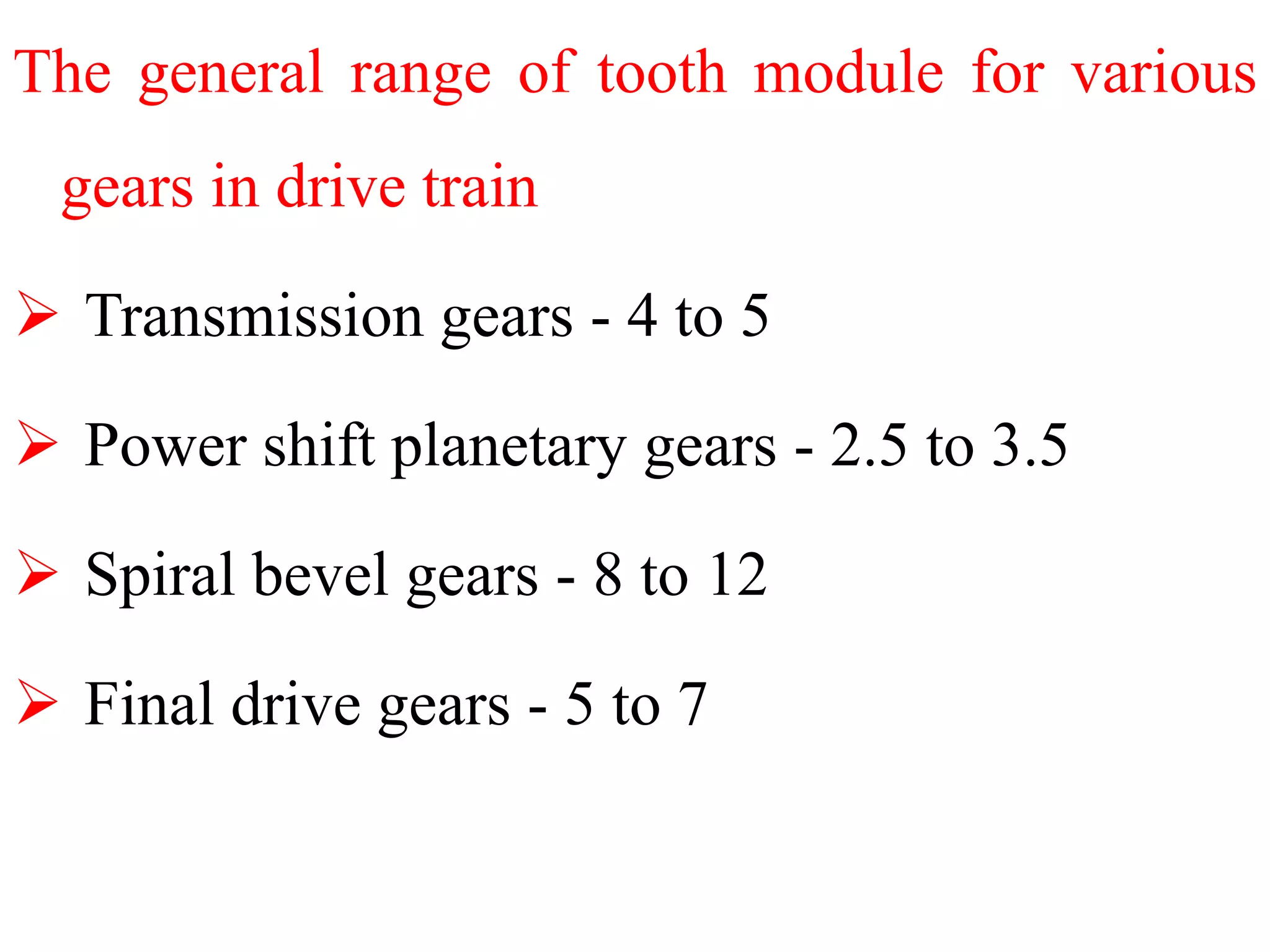 Power Transmission units in agricultural Tractors and their design ...