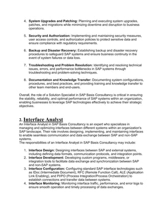 Understanding the World of SAP Basis Consultants: Roles and ...