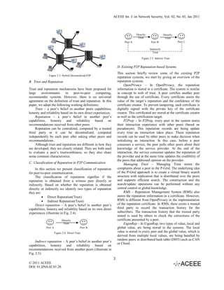 Secure Trust Management Model for Peer-to-Peer File Sharing System | PDF