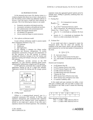 Secure Trust Management Model for Peer-to-Peer File Sharing System | PDF