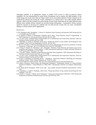 Breaching of Ring Oscillator Based Trojan Detection and Prevention in Physical Layer | PDF ...