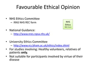 Clark Crawford: Ethics and Governance - The Life Cycle of a Clinical ...