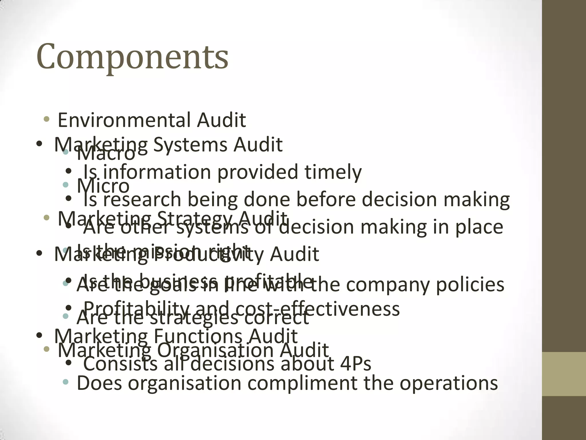 Marketing Audit | PPTX