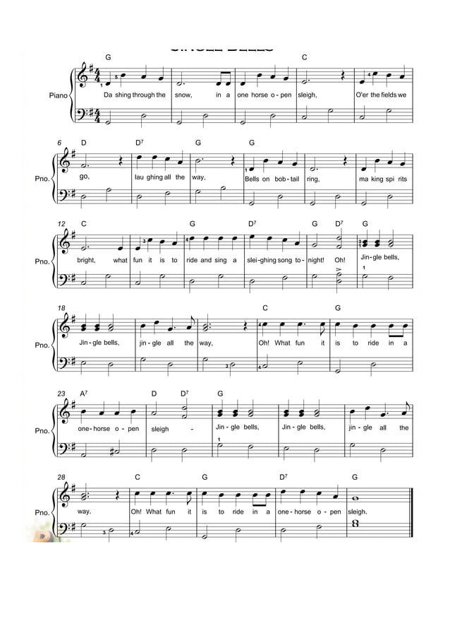 28. jingle bells | PDF