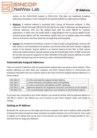 IP Address | PDF | Internet | Computing