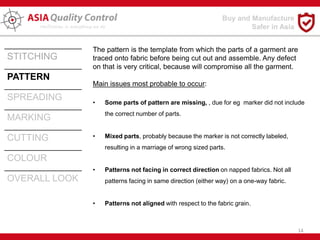 Denim Garments Quality Control and Inspection Services | PPTX