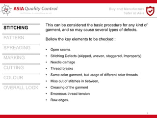 Denim Garments Quality Control and Inspection Services | PPTX