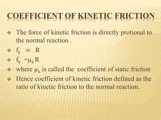 FRICTION | PPTX