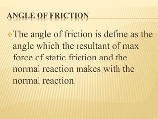 FRICTION | PPTX