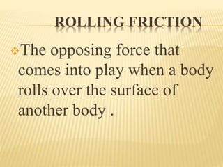 FRICTION | PPT