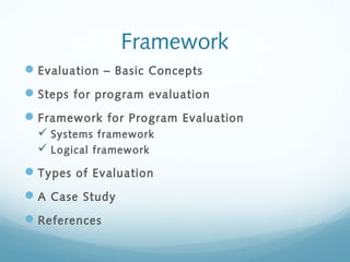 Program Evaluation 1 | PPT